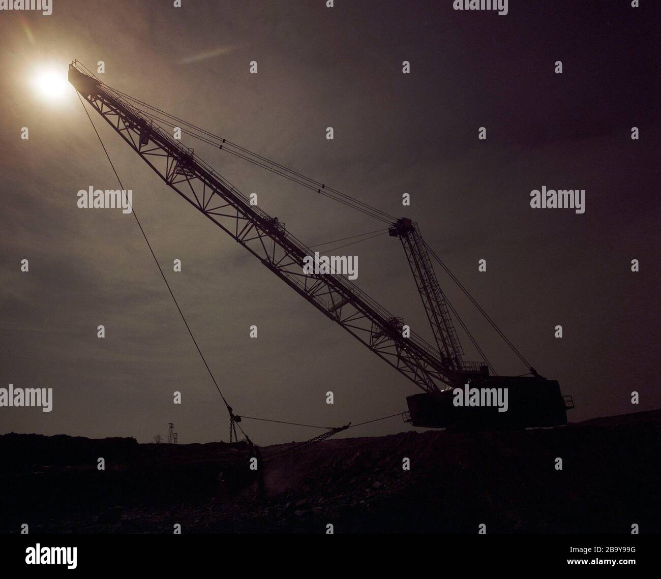 Opencast mining site in derbyshire hi-res stock photography and images ...