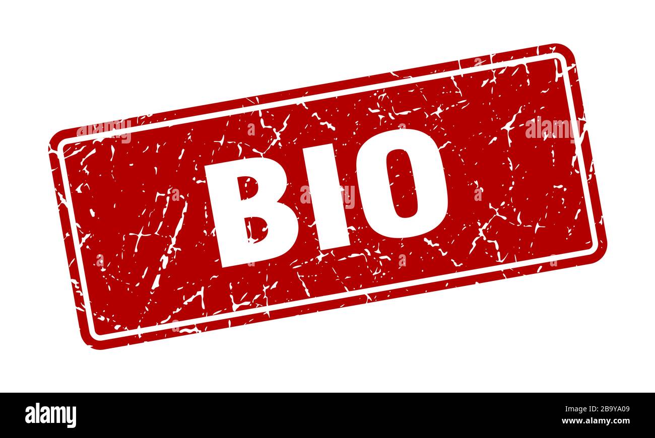 bio stamp. bio vintage red label. Sign Stock Vector Image & Art - Alamy