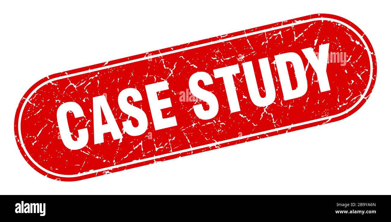 case study sign. case study grunge red stamp. Label Stock Vector Image ...