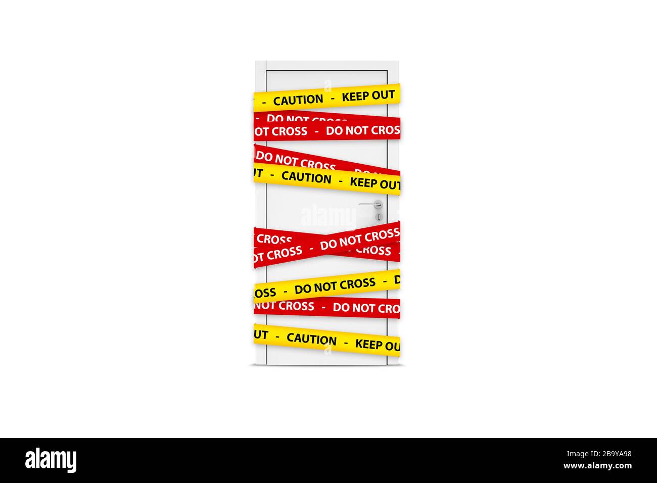 Keep out sign for room door hi-res stock photography and images - Alamy