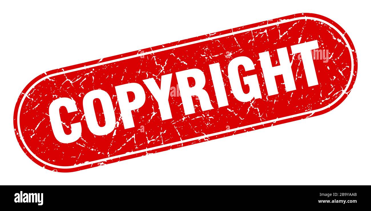 copyright sign. copyright grunge red stamp. Label Stock Vector Image & Art - Alamy
