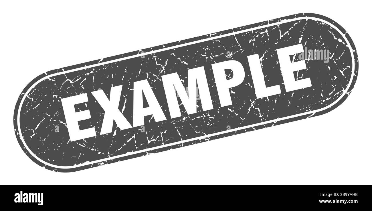 Example sign Cut Out Stock Images & Pictures - Alamy