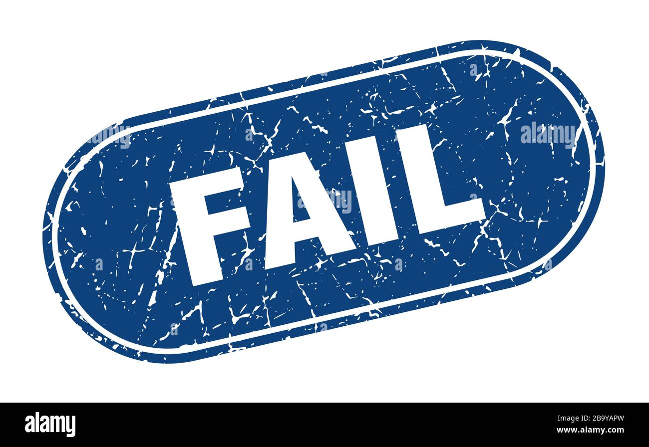 fail sign. fail grunge blue stamp. Label Stock Vector Image & Art - Alamy