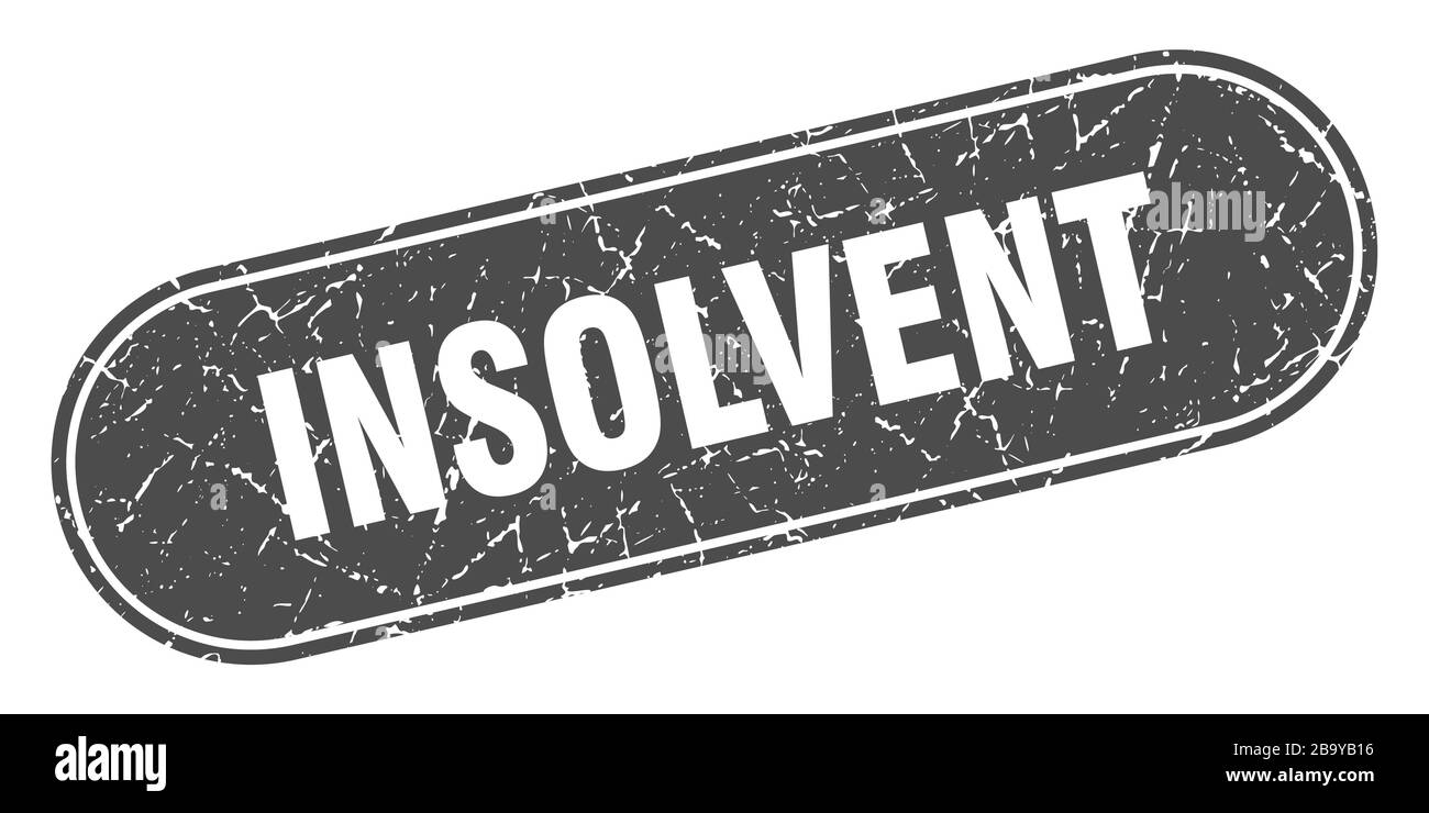 Insolvent stamp Black and White Stock Photos & Images - Alamy