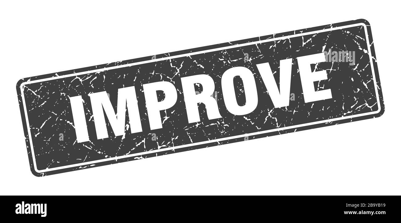 improve stamp. improve vintage gray label. Sign Stock Vector Image ...