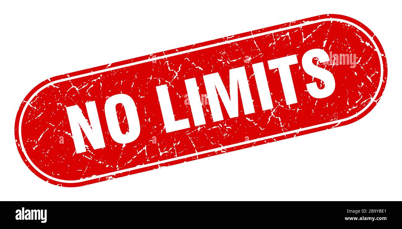 no limits sign. no limits grunge red stamp. Label Stock Vector Image ...