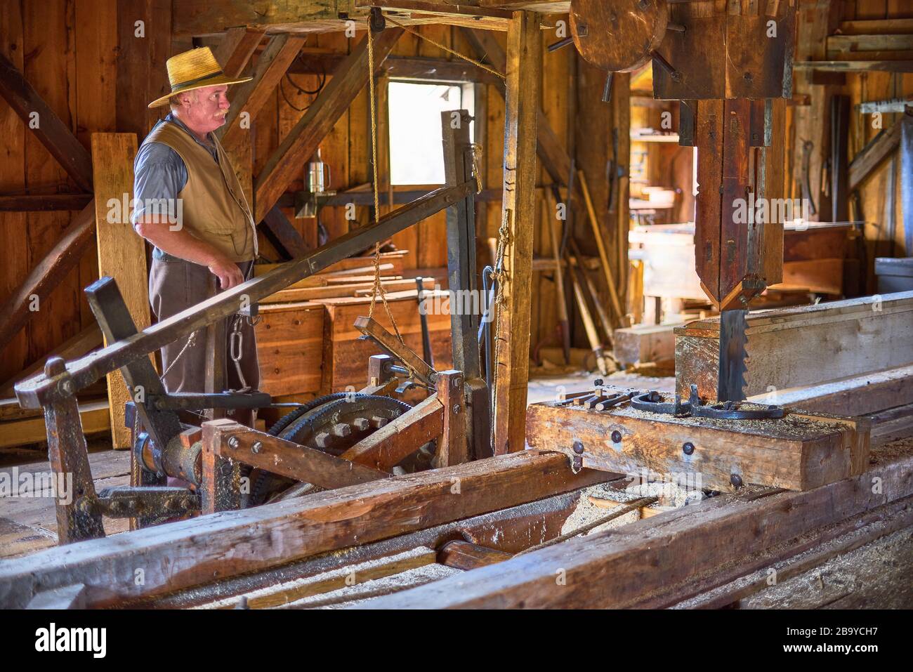 Sawmill timbers hi-res stock photography and images - Alamy
