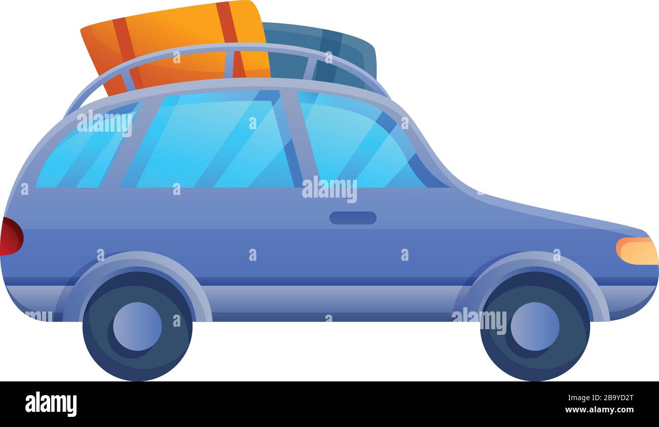 Vehicle trip icon. Cartoon of vehicle trip vector icon for web design ...