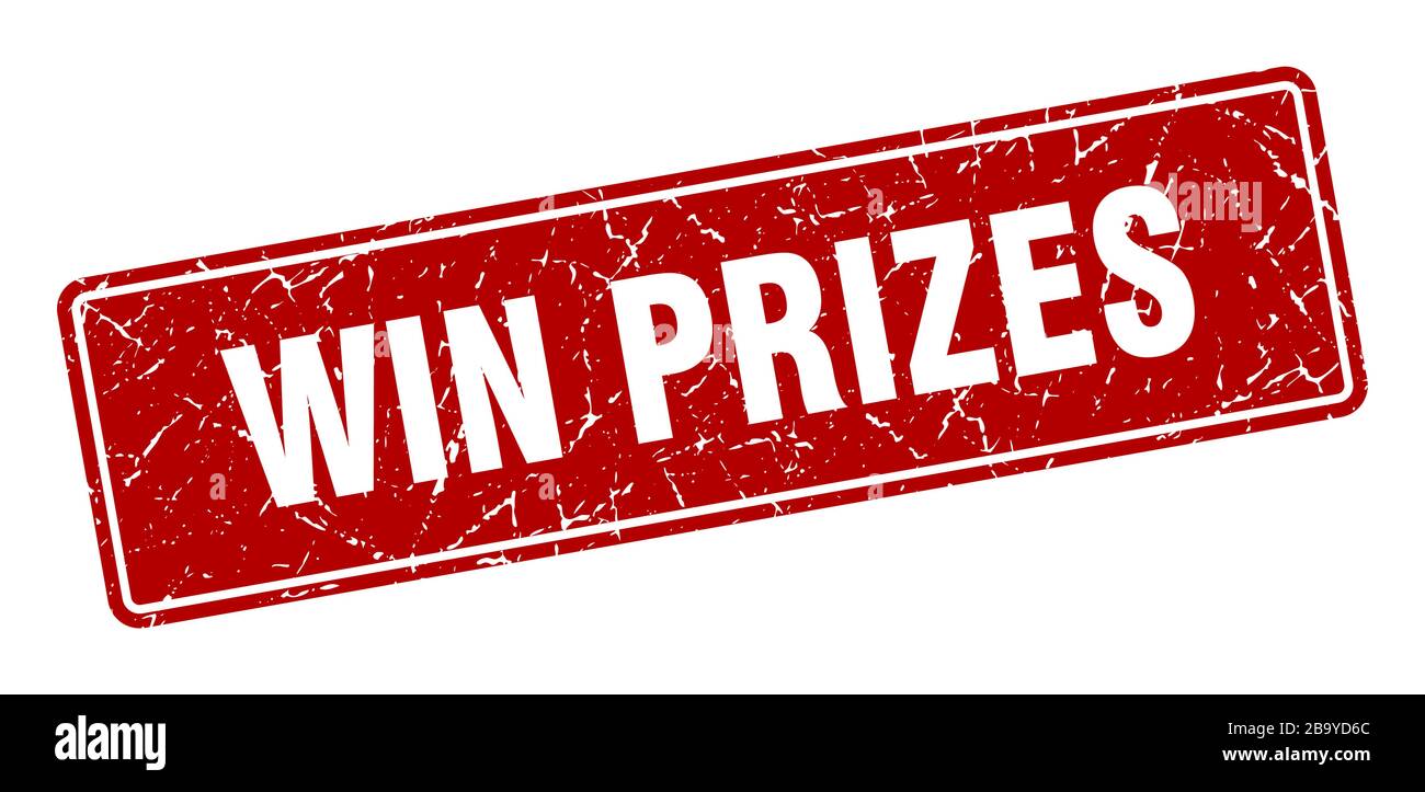 Win prizes stamp Stock Vector Images - Alamy