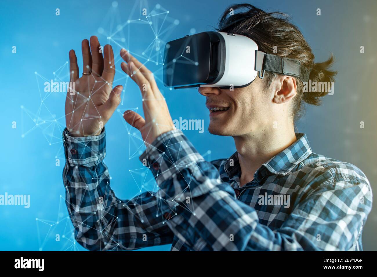 3d hologram projection hi-res stock photography and images - Alamy