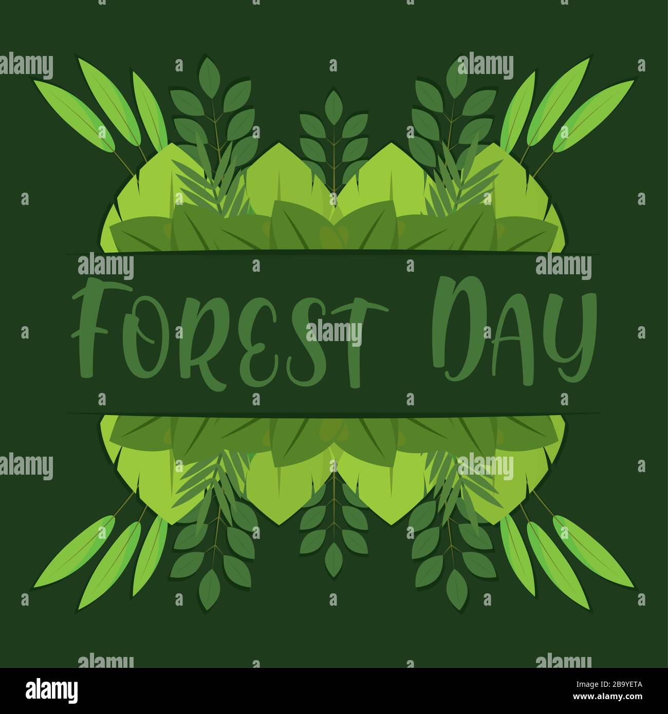 Forest day illustration Stock Vector Image & Art - Alamy