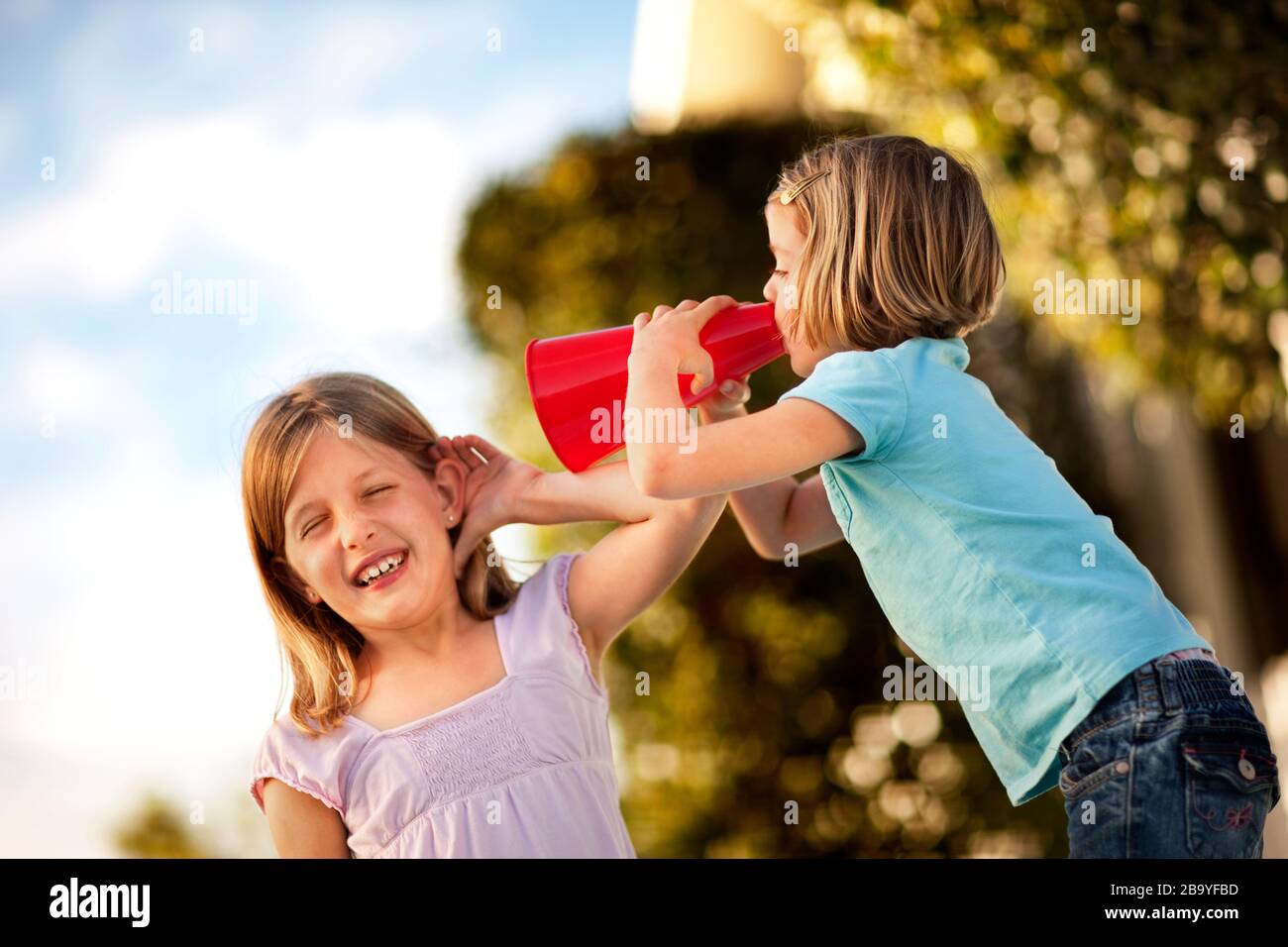 Friendship children calling hi-res stock photography and images - Alamy