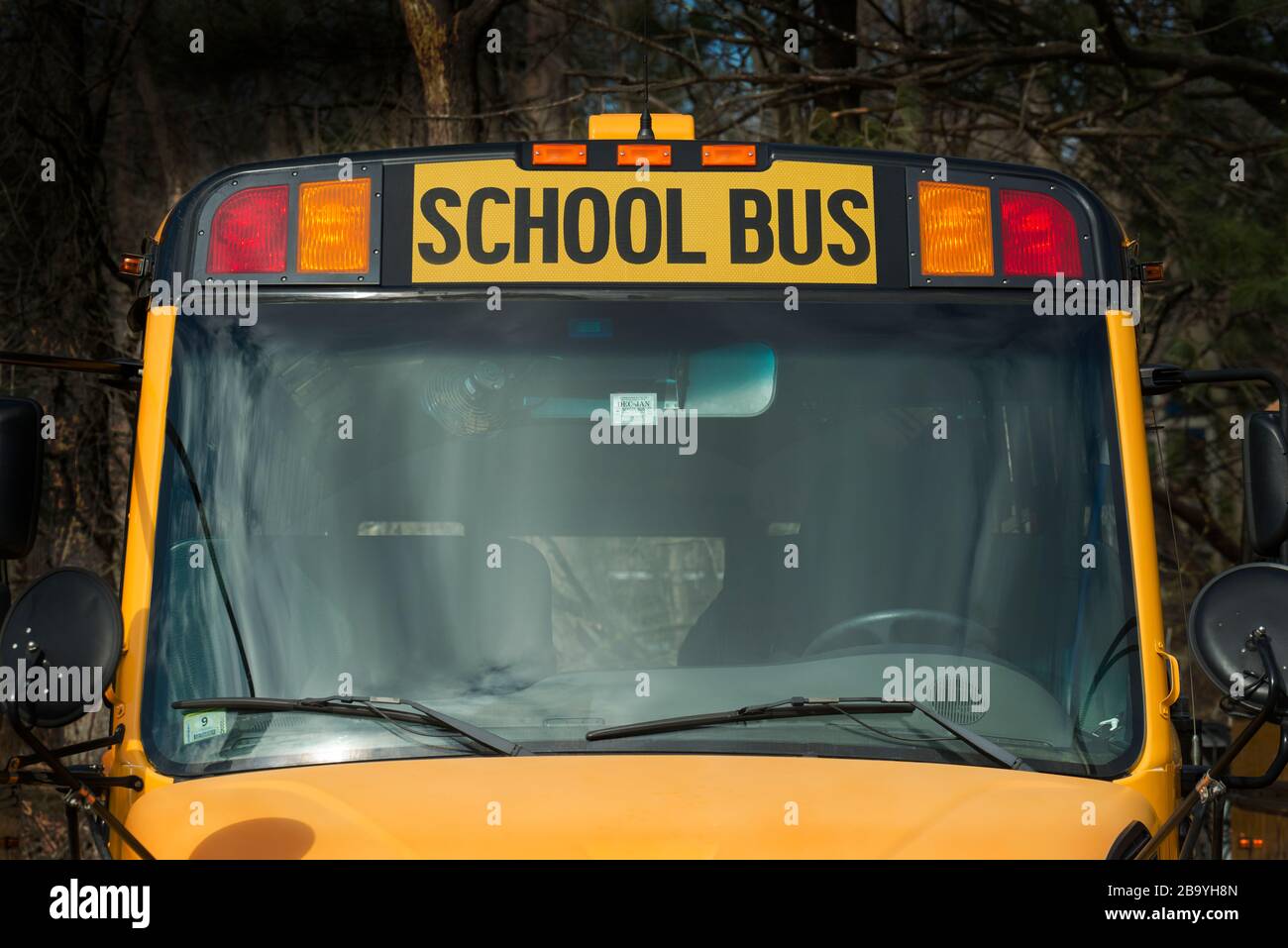 Students on a school bus hi-res stock photography and images - Alamy