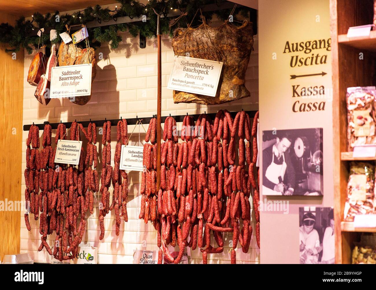 Merano food market, Merano, Trentino Alto Adige,Italy, Europe Stock ...