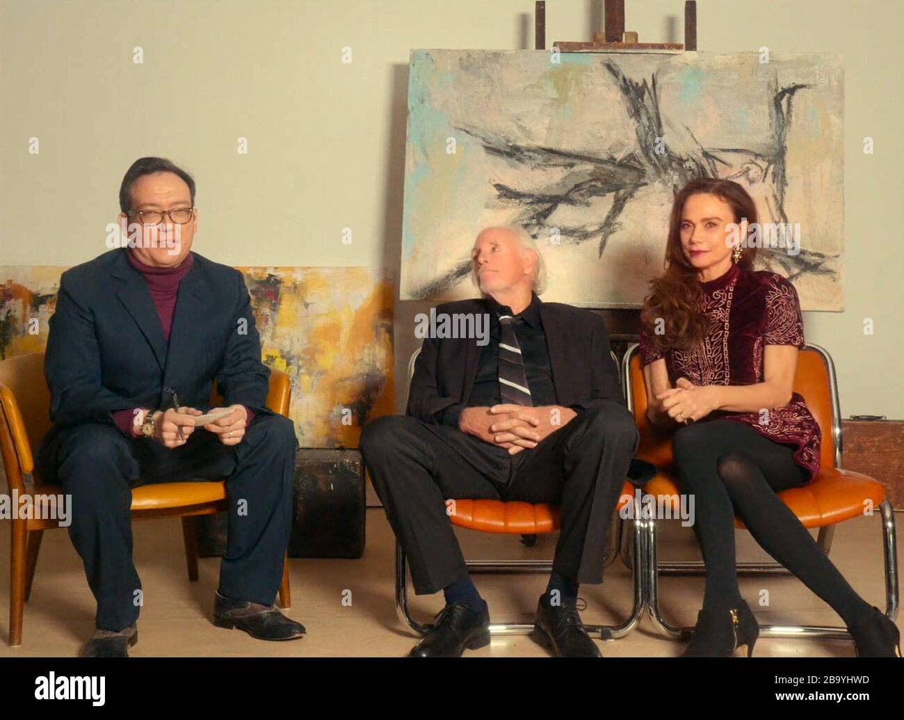 THE ARTIST S WIFE, from left: Dan Truman, Bruce Dern, Lena Olin, 2019 ...