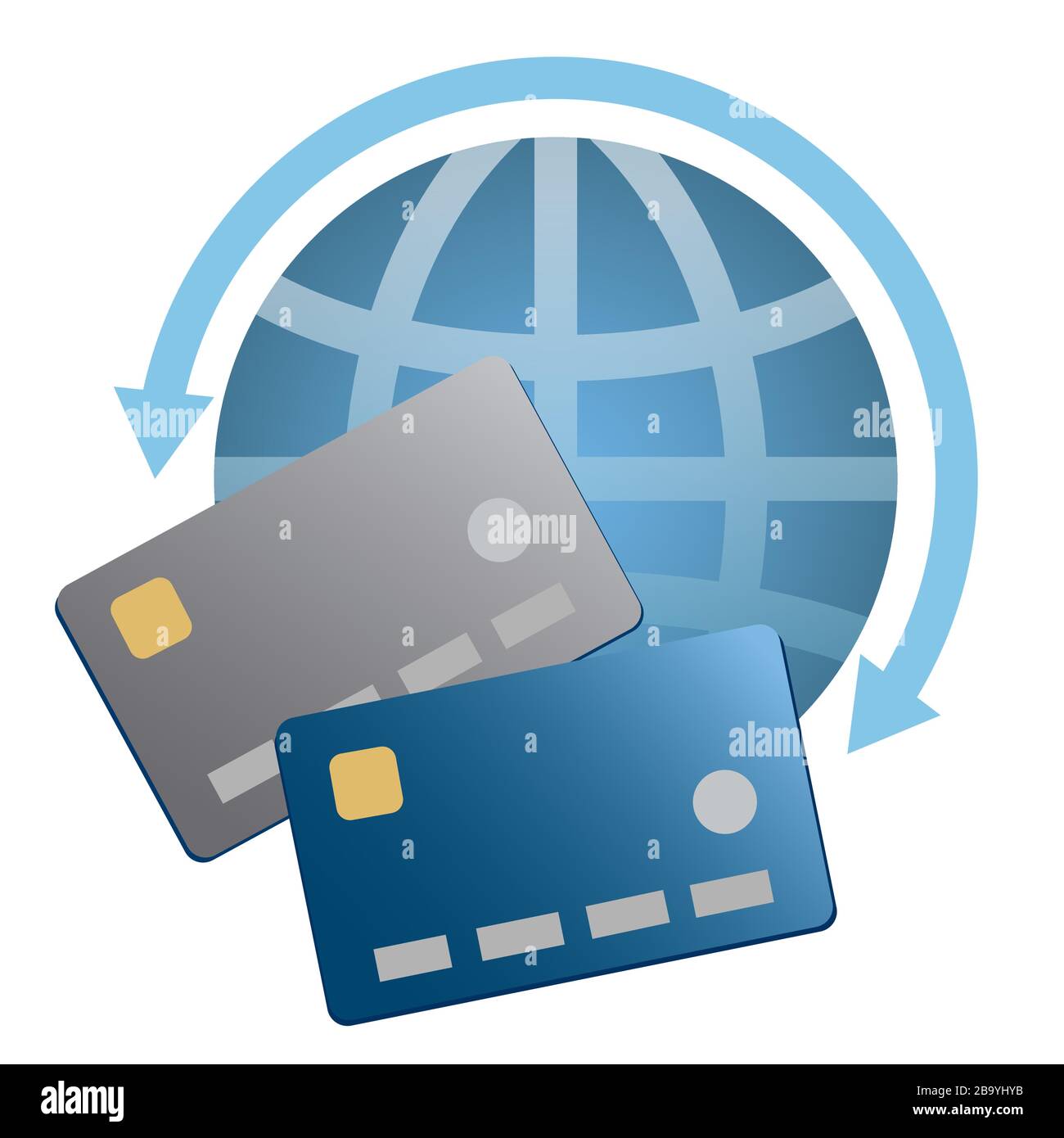 Global transaction Stock Vector Images - Alamy