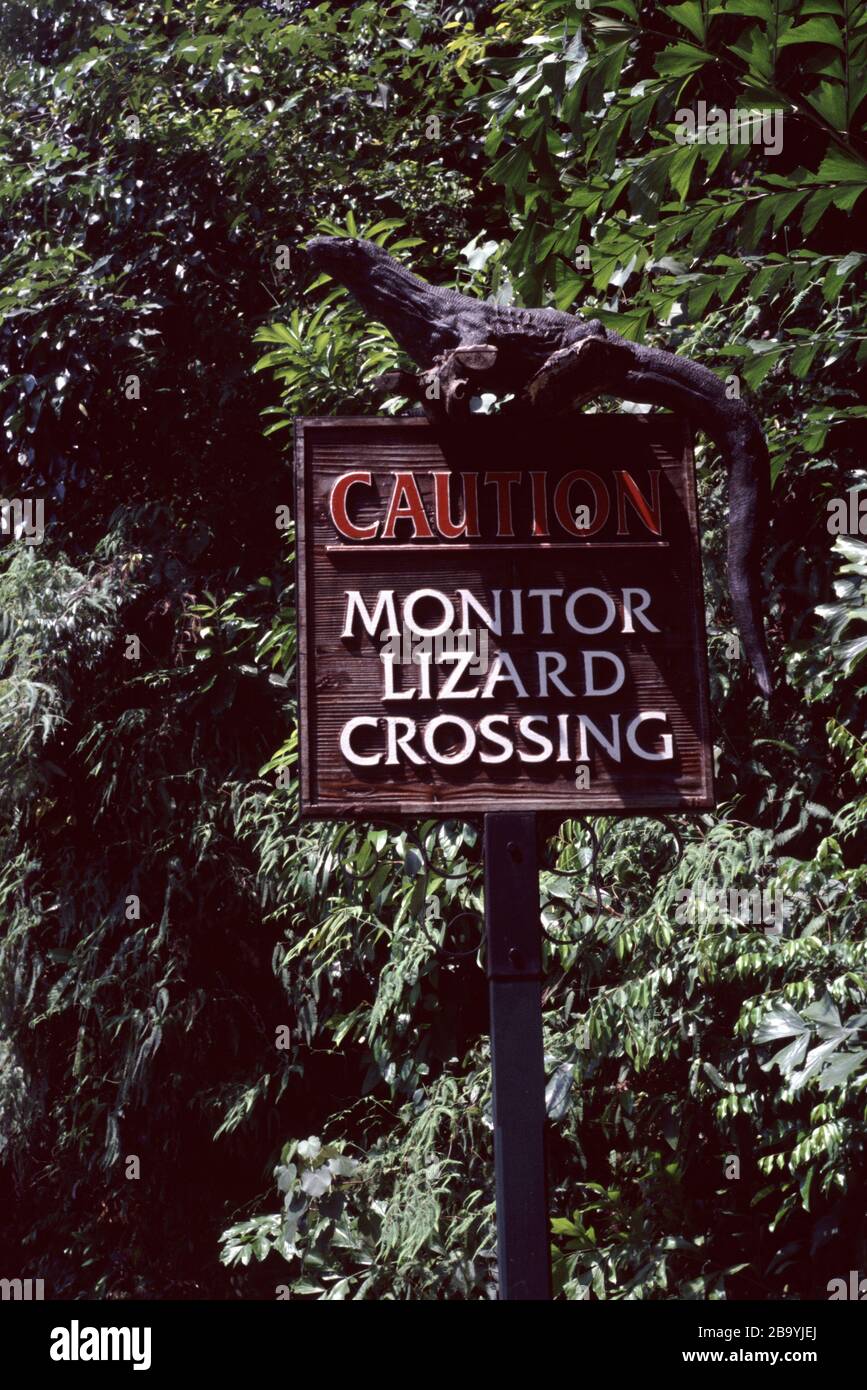 Monitor lizard sign hi-res stock photography and images - Alamy