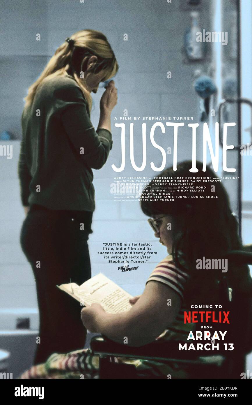 JUSTINE, US poster, from left: Stephanie Turner, Daisy Prescott, 2019 ...