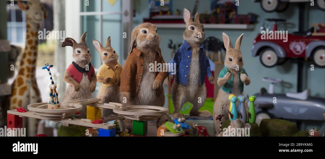PETER RABBIT 2: THE RUNAWAY, from left: Mopsy (voice: Elizabeth Debicki ...
