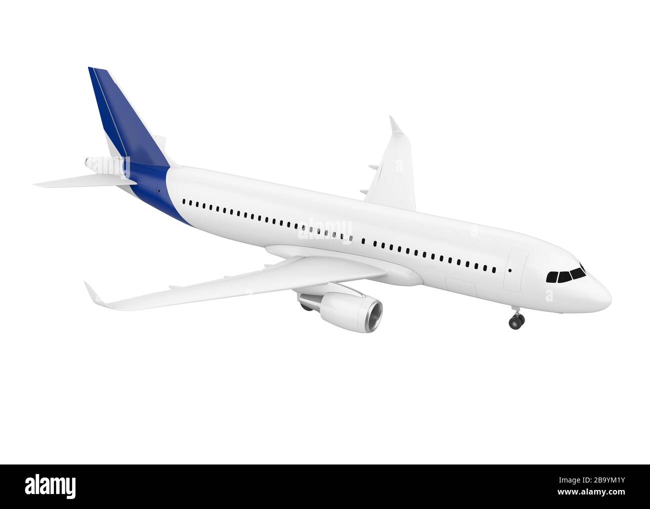 Airplane landing view Cut Out Stock Images & Pictures - Alamy