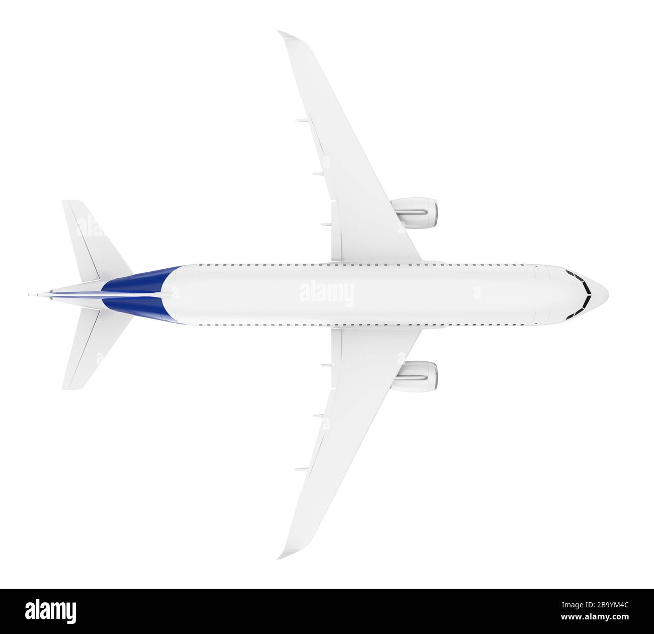 Airplane landing airport view wing Cut Out Stock Images & Pictures - Alamy
