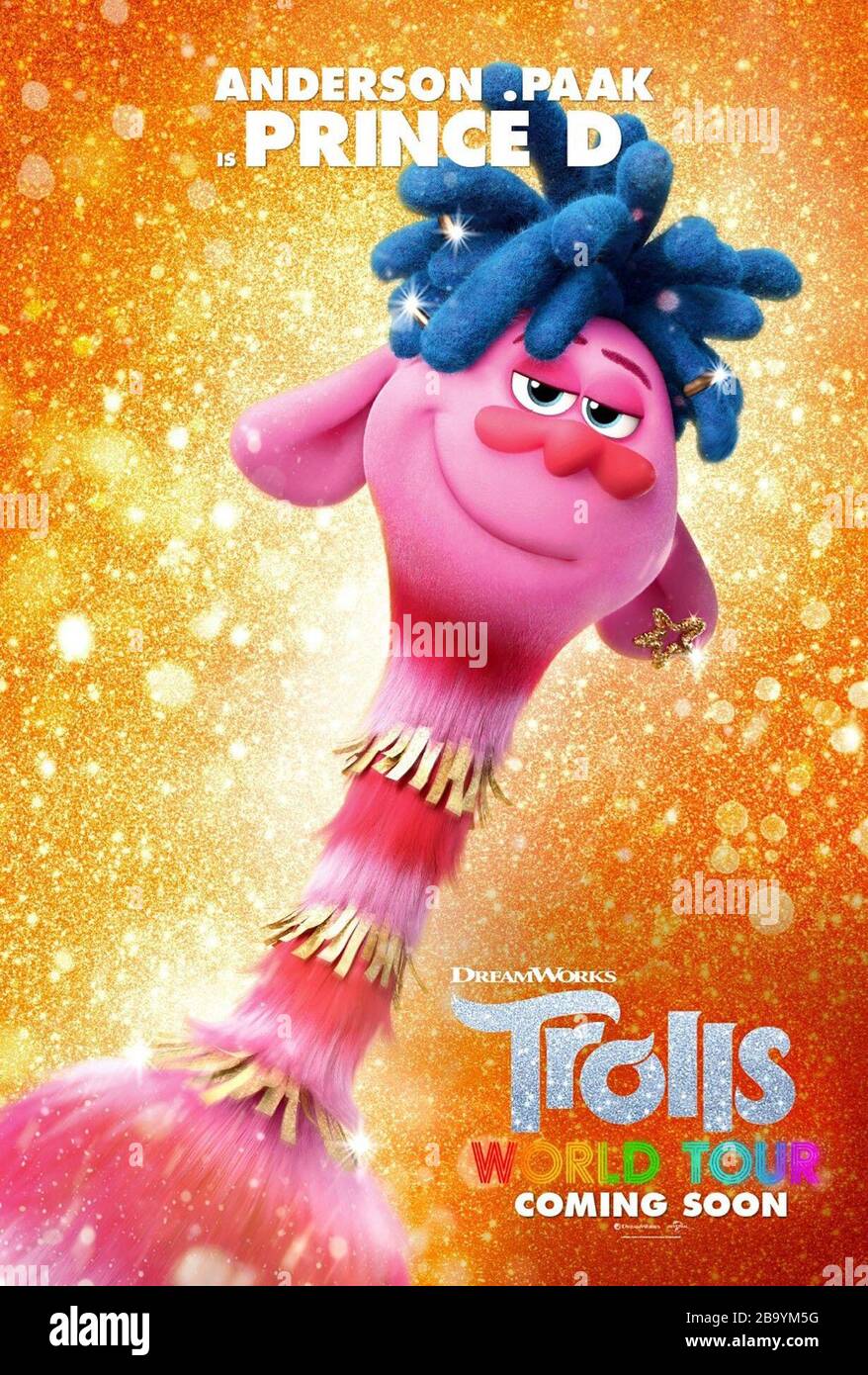 TROLLS WORLD TOUR, US character poster, Prince D (voice: Anderson .Paak ...