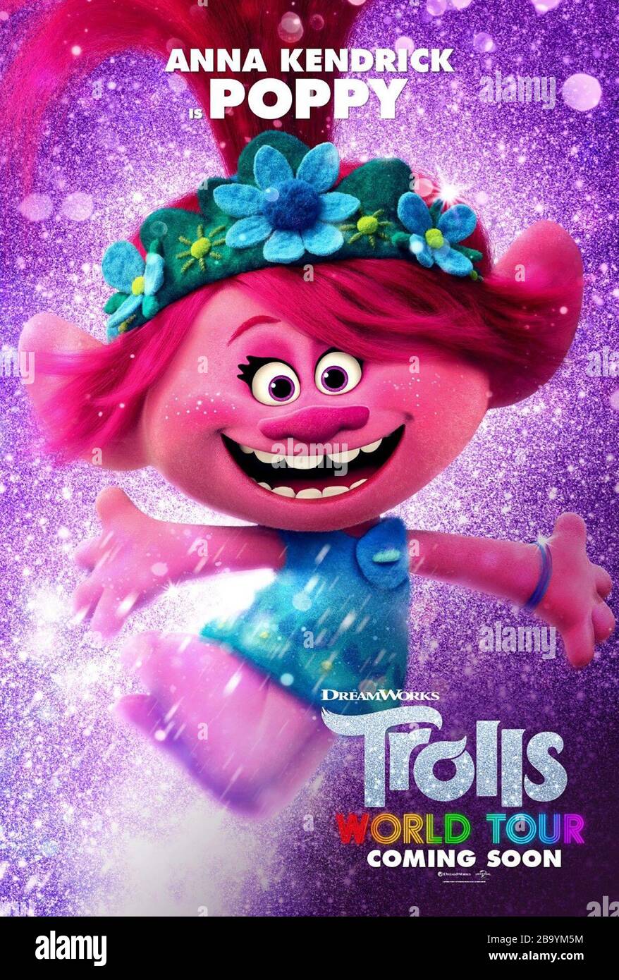 TROLLS WORLD TOUR, US character poster, Poppy (voice: Anna Kendrick ...