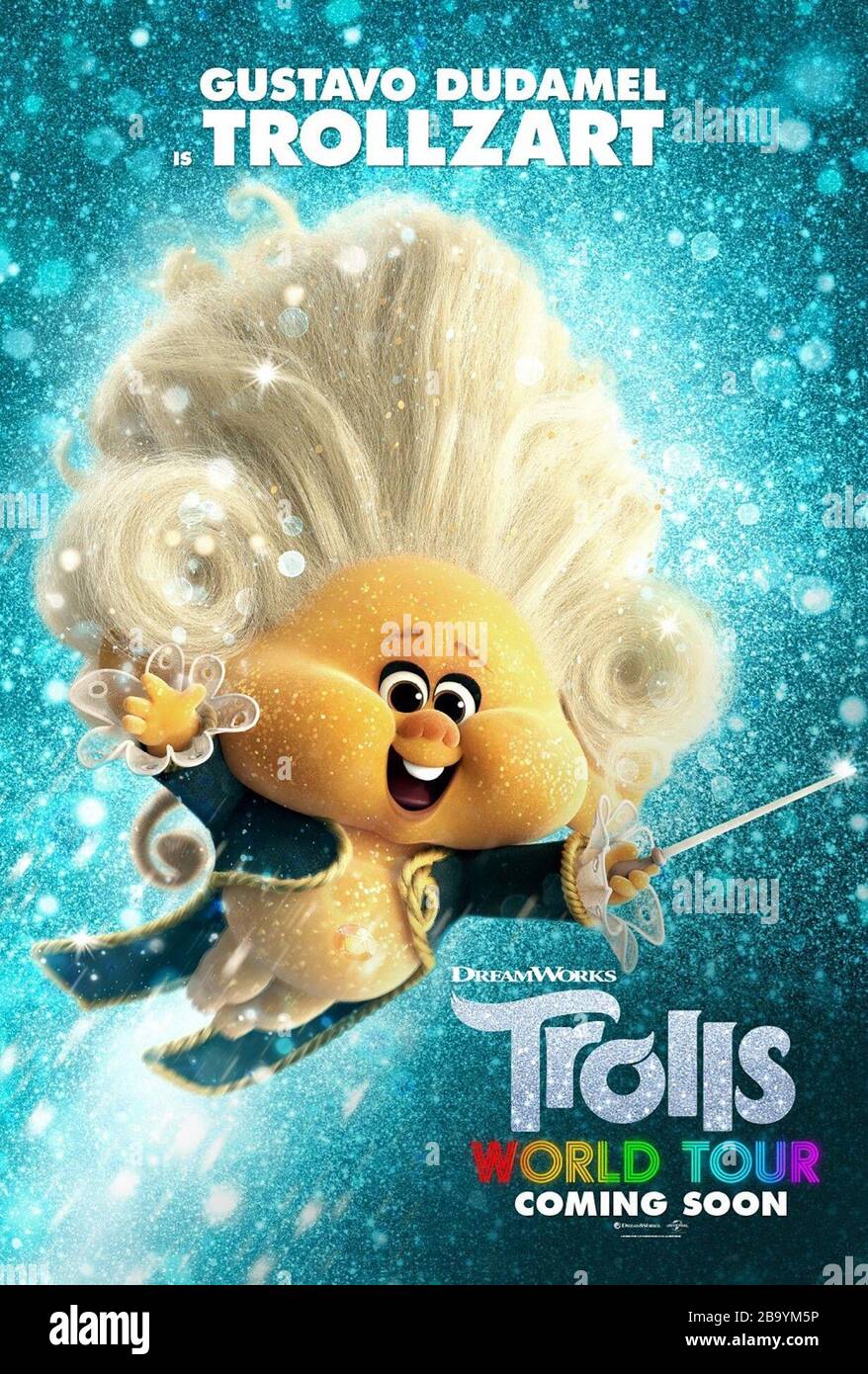 TROLLS WORLD TOUR, US character poster, Trollzart (voice: Gustavo ...