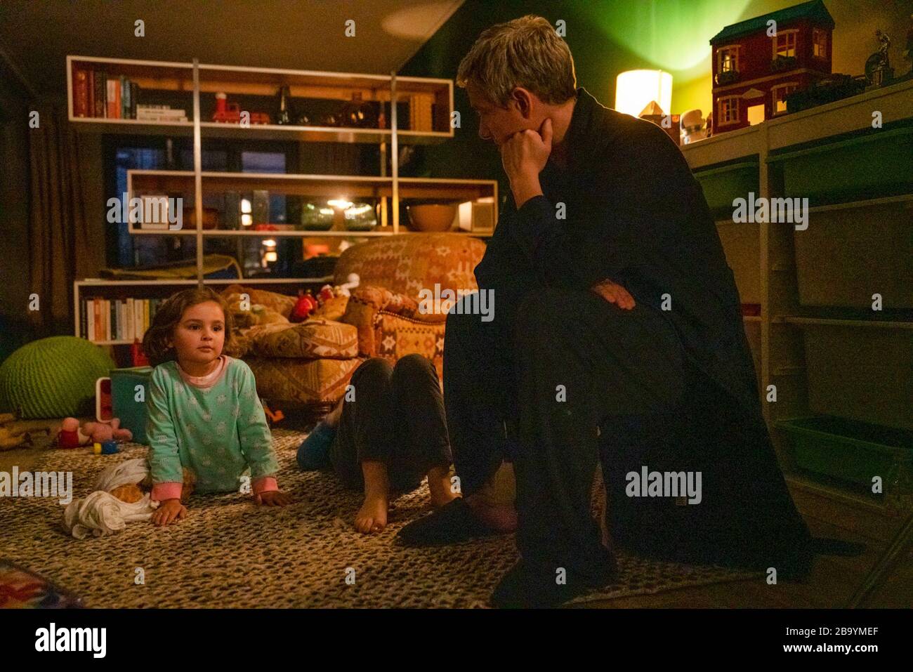 DEVS, from left: Jayda Eyles, George Wakeman, Martin Freeman, 'No Sleep ...