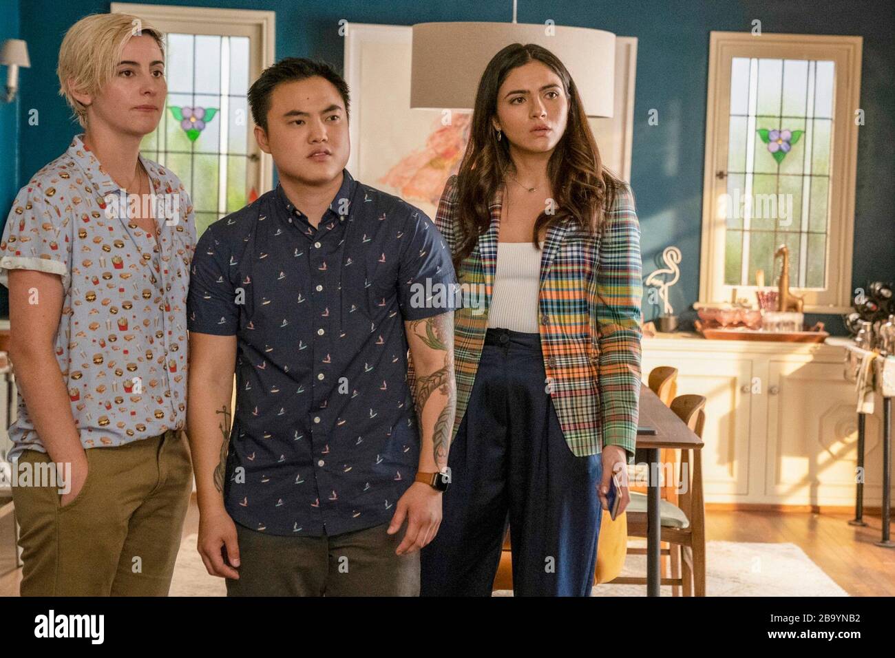 THE L WORD: GENERATION Q, from left: Jacqueline Toboni, Leo Sheng ...