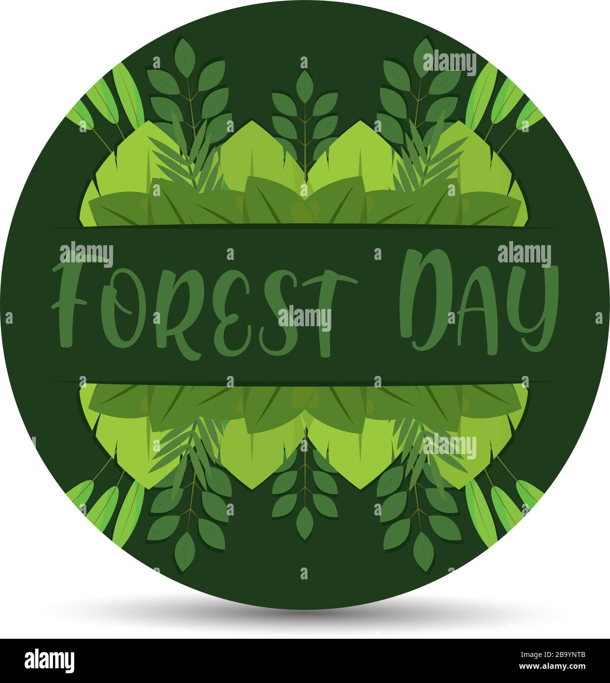 Forest day illustration Stock Vector Image & Art - Alamy