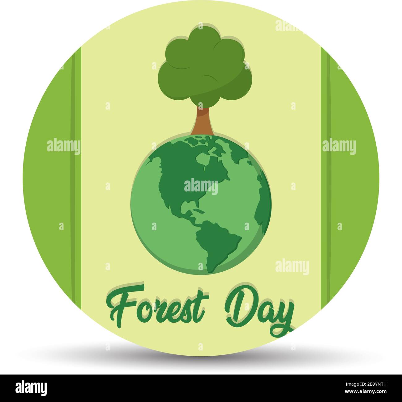 Forest day illustration Stock Vector Image & Art - Alamy