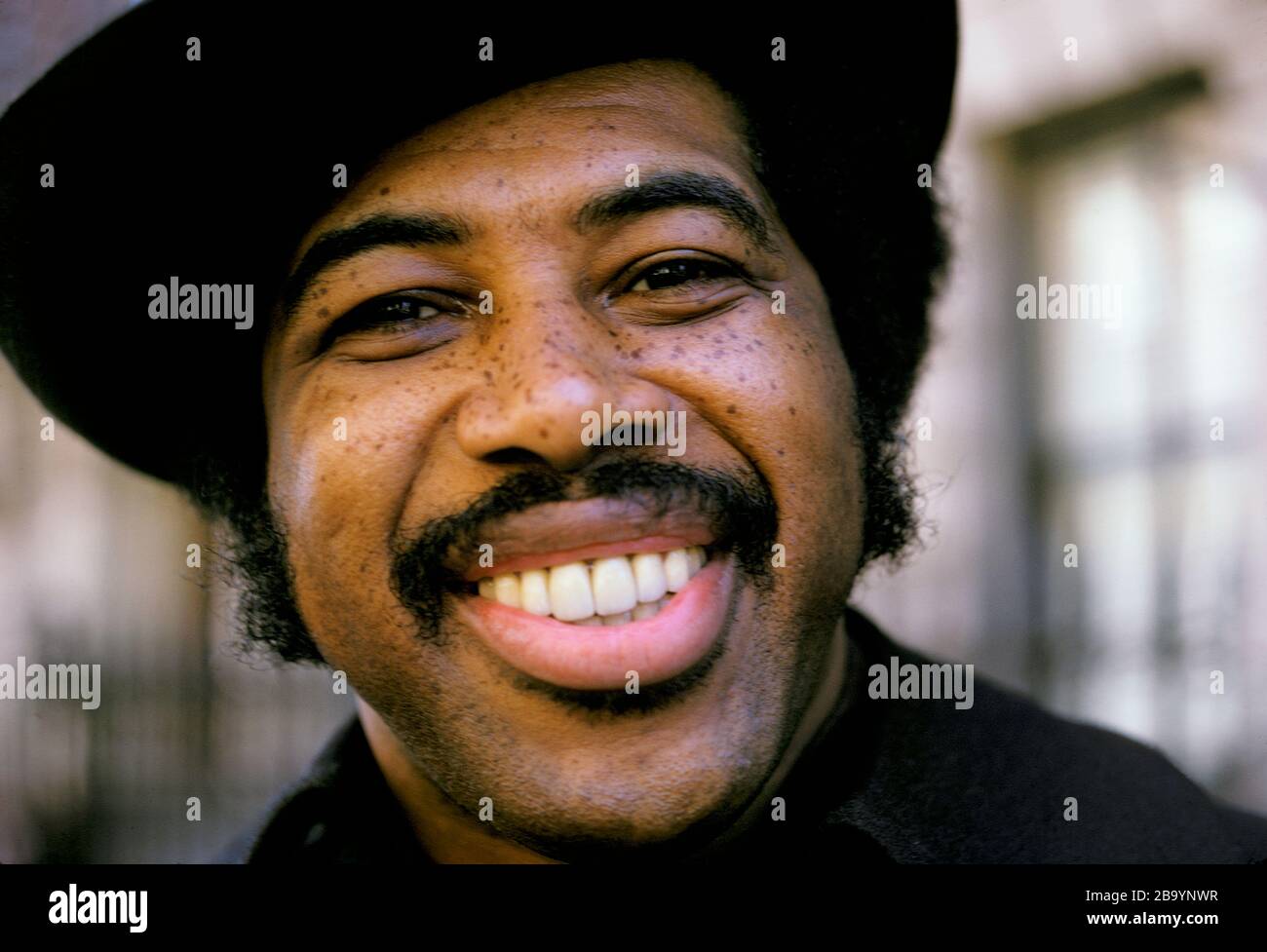 Ben E King soul singer in Harlem New York 1973 Stock Photo - Alamy