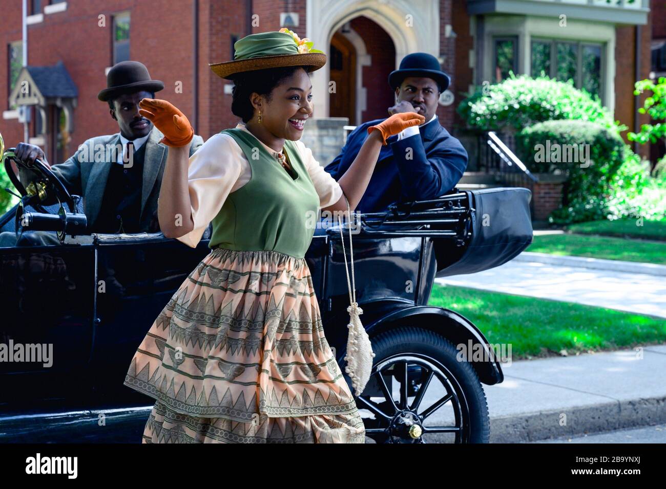 SELF MADE: INSPIRED BY THE LIFE OF MADAM C.J. WALKER, from left: Derick Agyemang, Tiffany ...