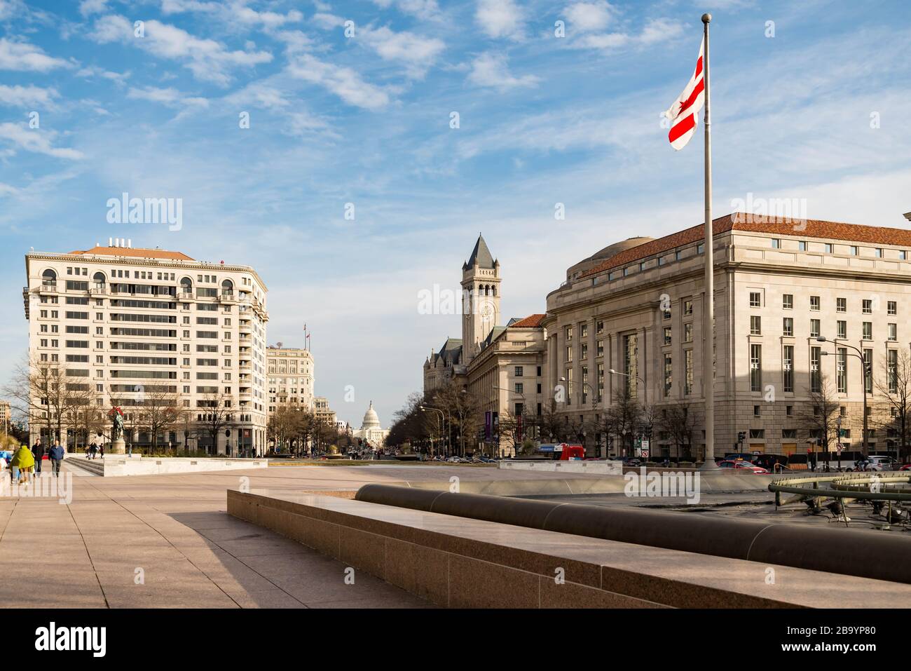 Streets of Washington Dc, Capital City Stock Photo - Alamy