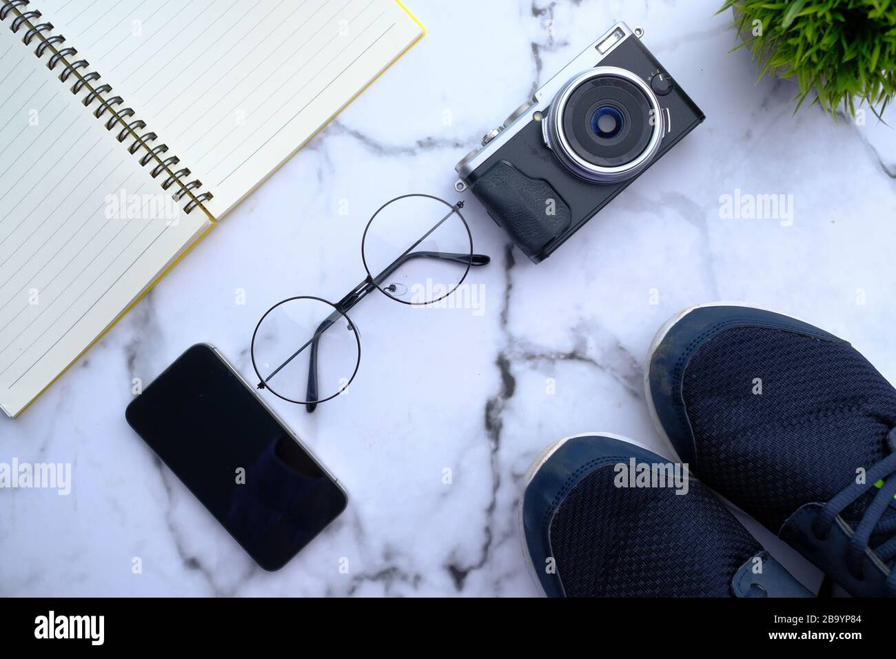 Clothing and accessories. Urban outfit for everyday or travel Stock ...