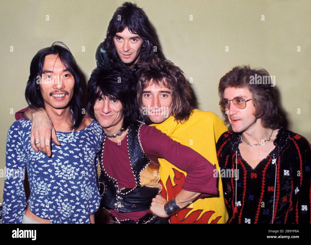 Rod Stewart & The Faces 1973 Stock Photo - Alamy