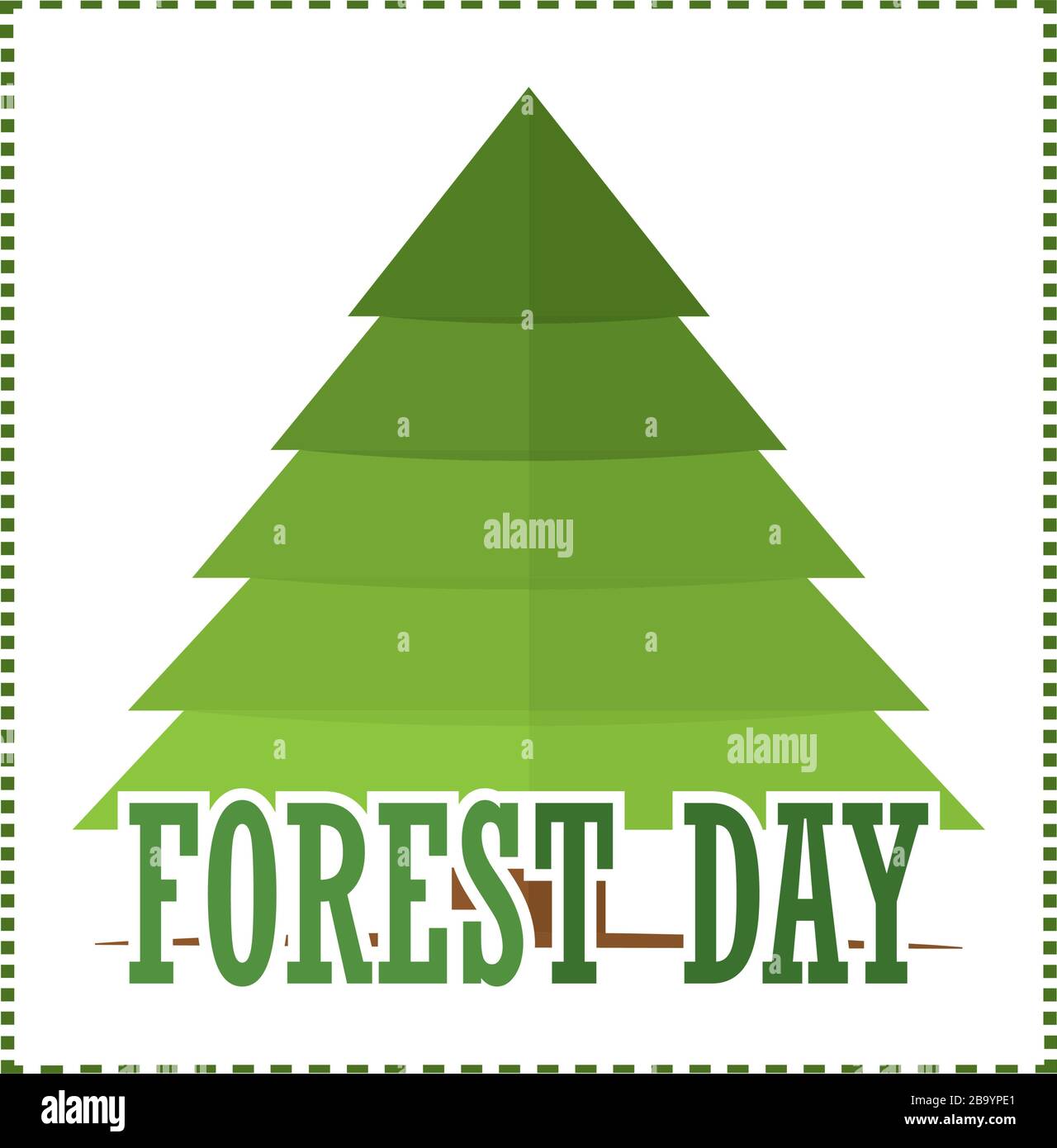 Forest day illustration Stock Vector Image & Art - Alamy