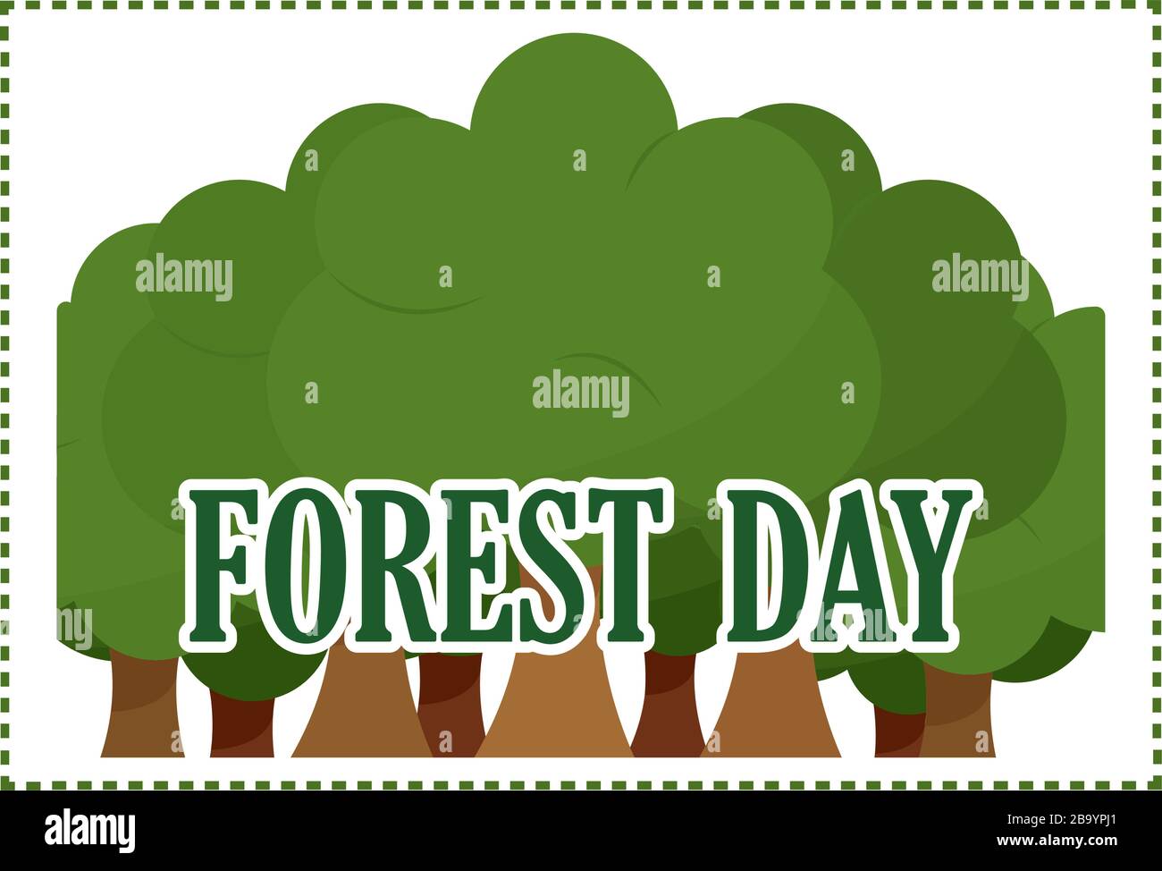 Forest day illustration Stock Vector Image & Art - Alamy