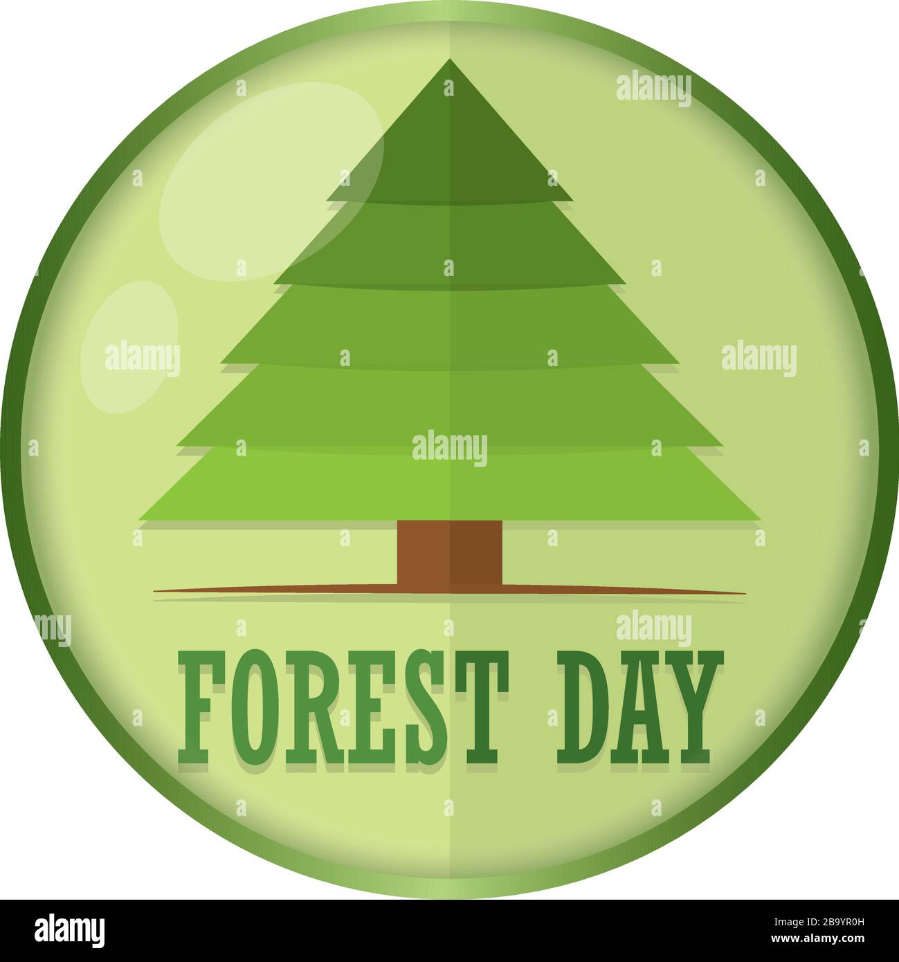 Forest day illustration Stock Vector Image & Art - Alamy