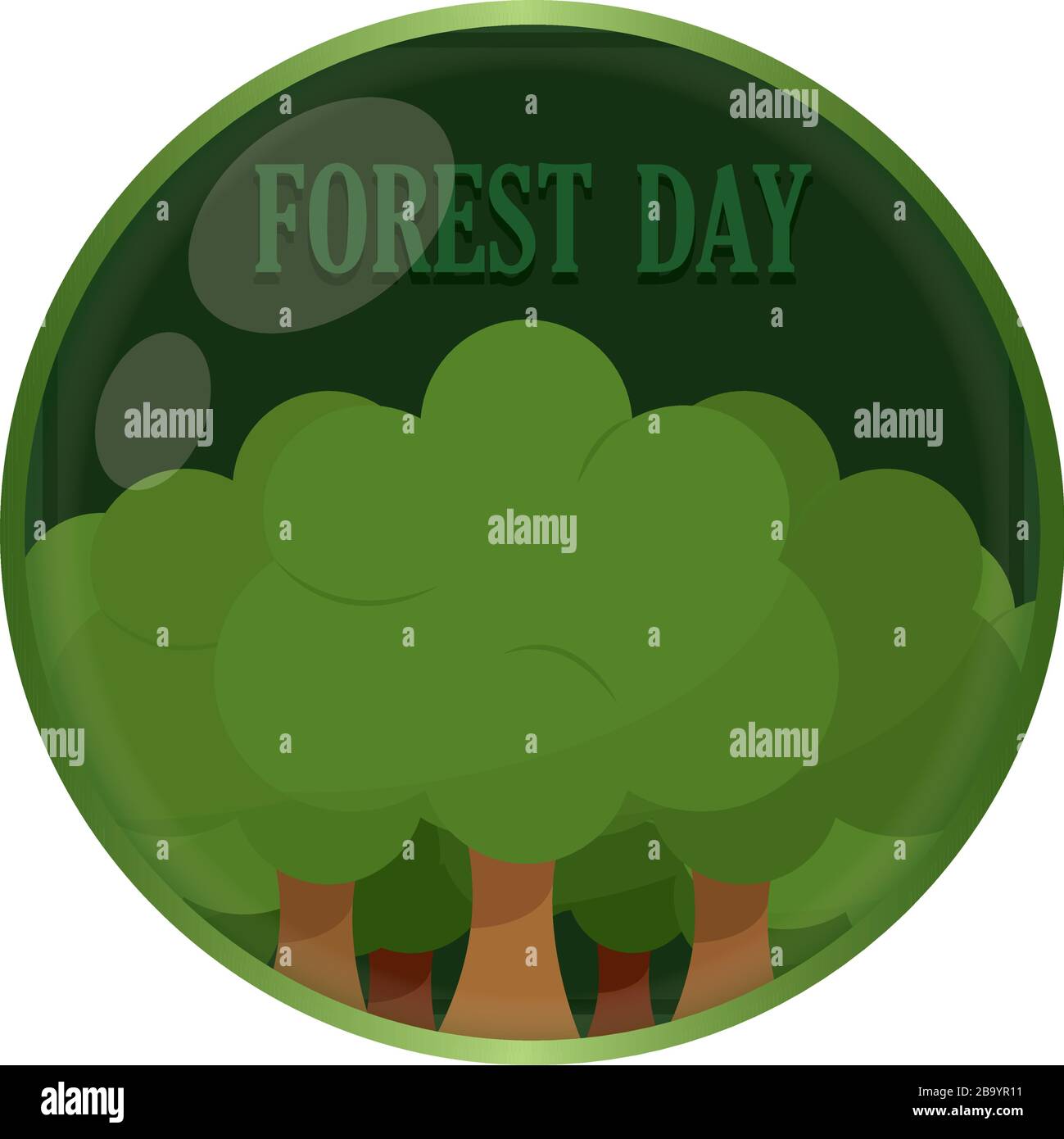 Forest day illustration Stock Vector Image & Art - Alamy