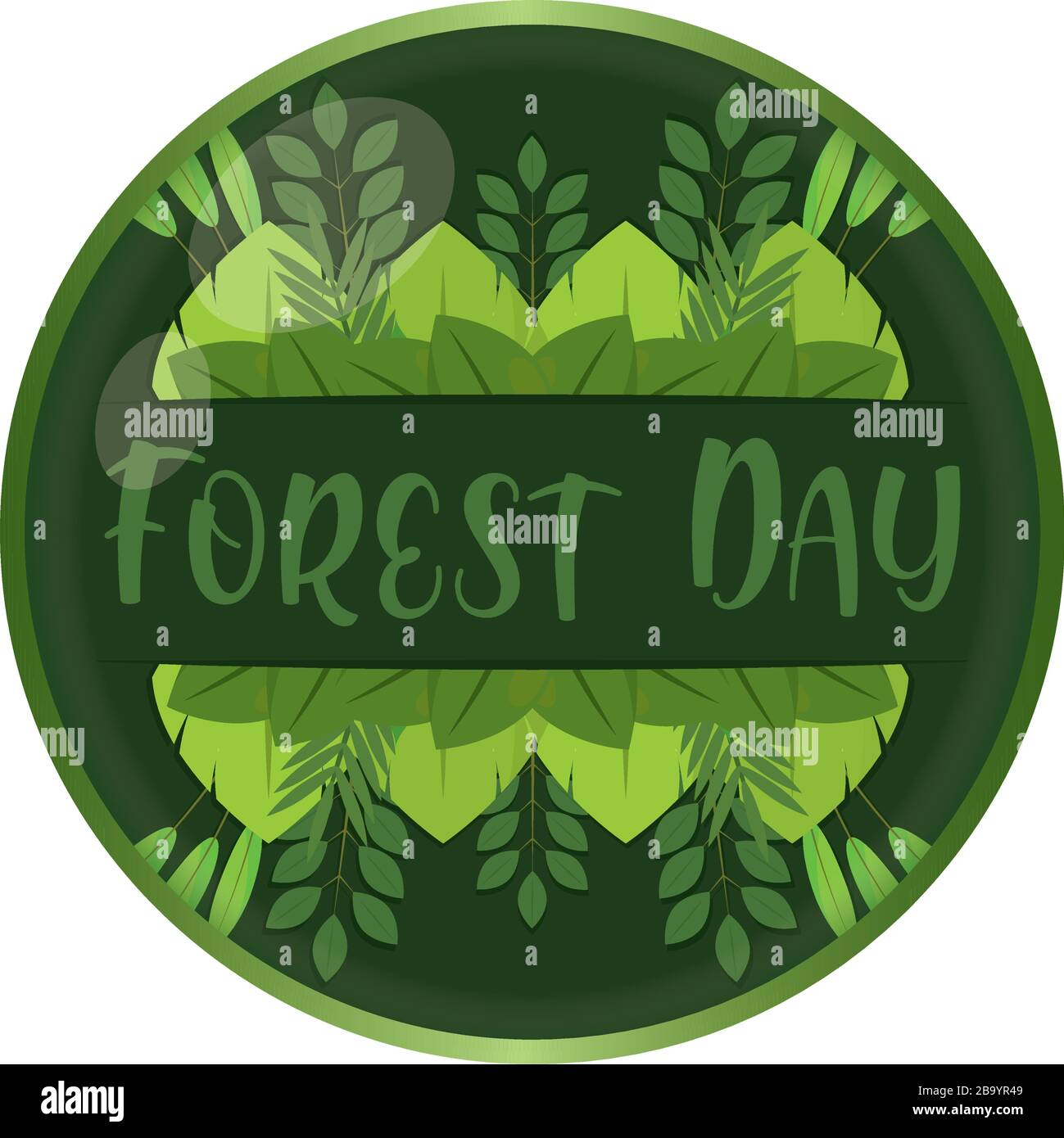 Forest day illustration Stock Vector Image & Art - Alamy