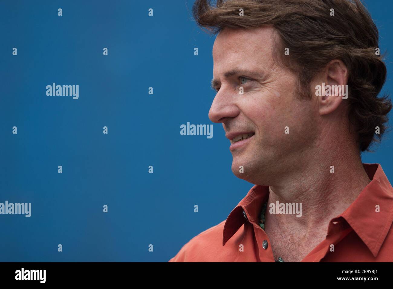 Aidan Quinn, actor, promoting latest movie 'Song For A Raggy Boy", at ...