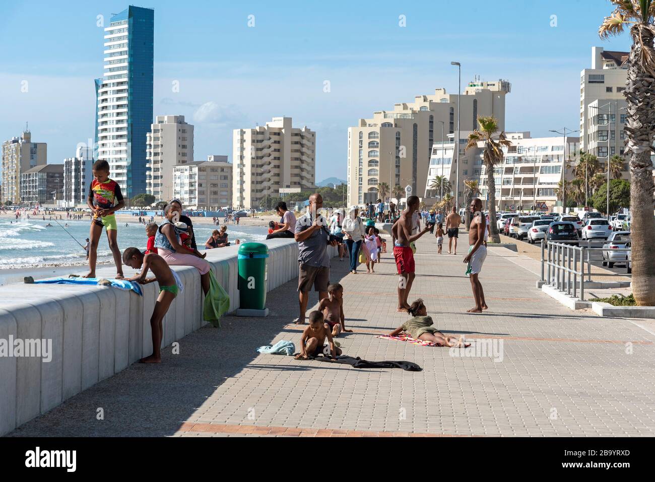 Seafront summer tourists apartments hi-res stock photography and images ...