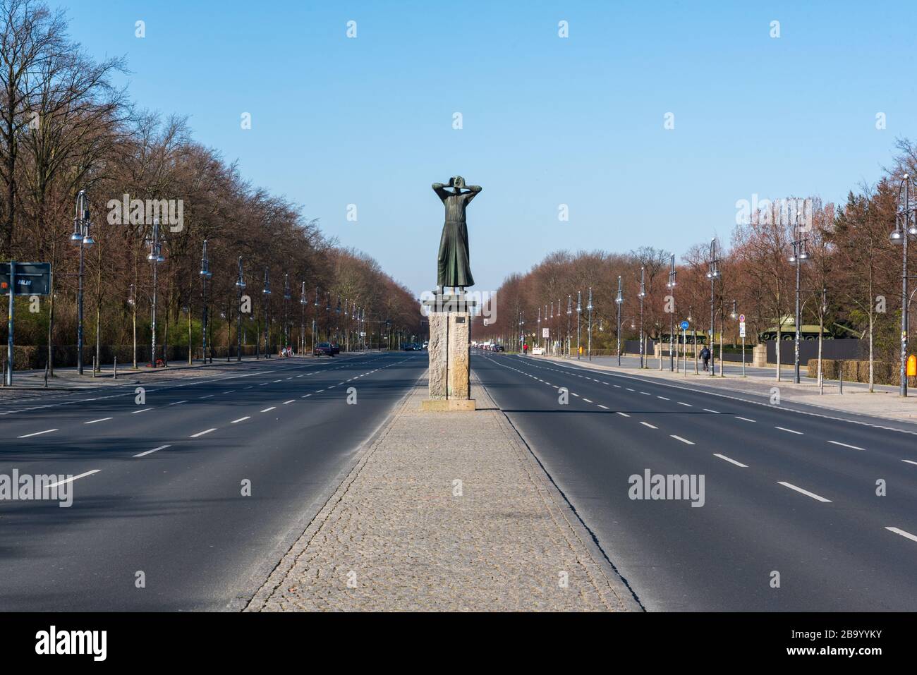Empty streets during berlin lockdown hi-res stock photography and ...