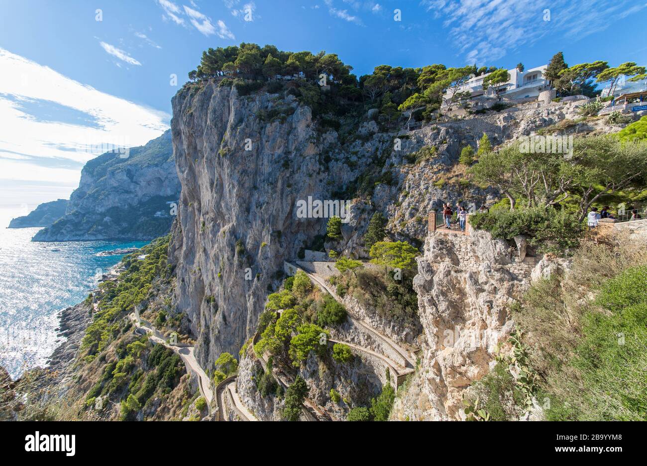 Via Krupp path,Capri island,Campania,Italy, Europe Stock Photo - Alamy