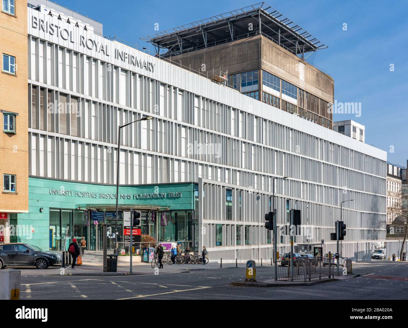 Bristol Royal Infirmary NHS Trust hospital on Upper Maudlin Street in ...