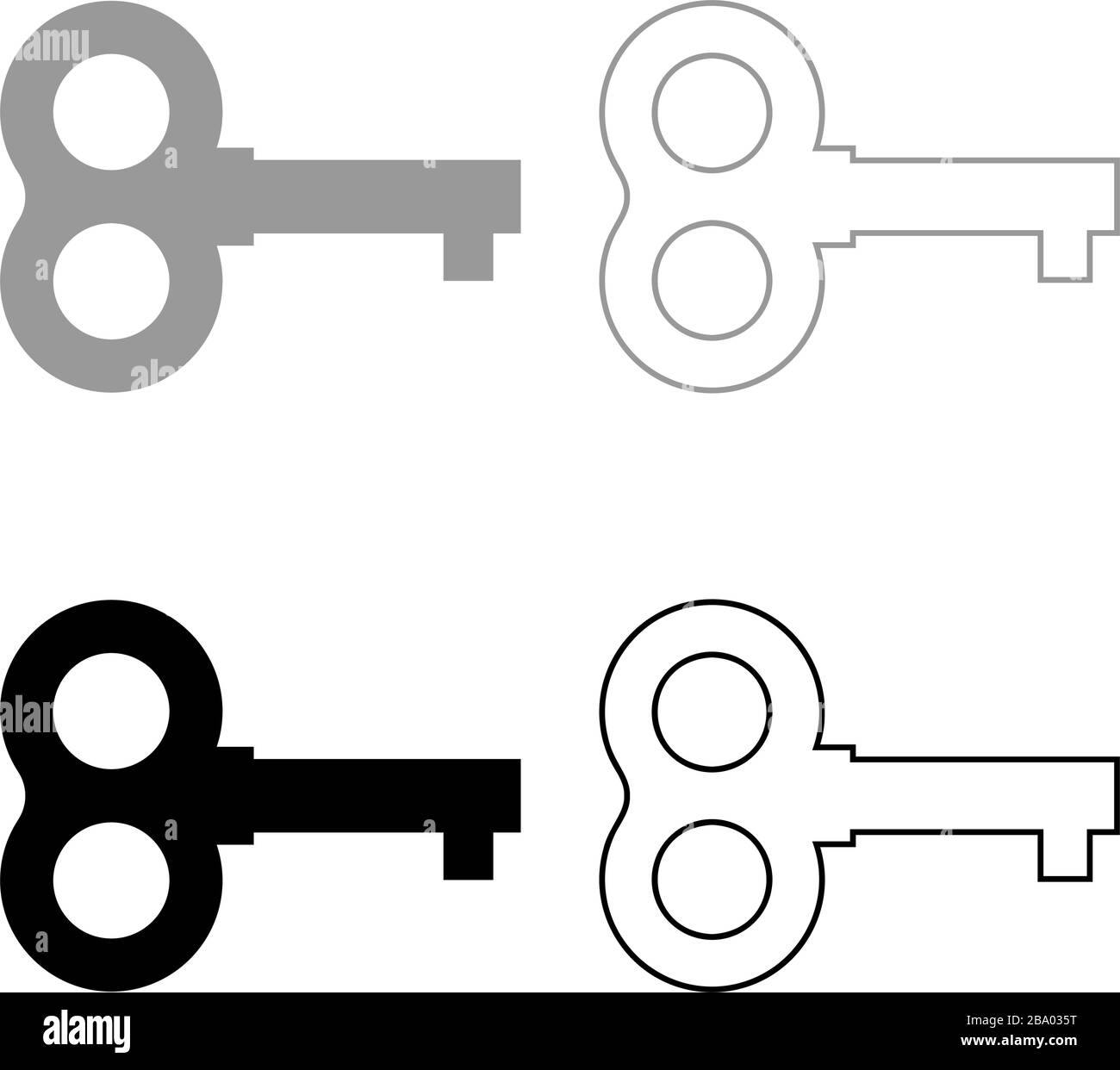 Toy key winding use butterfly shape Retro winder Clock clockwork ...