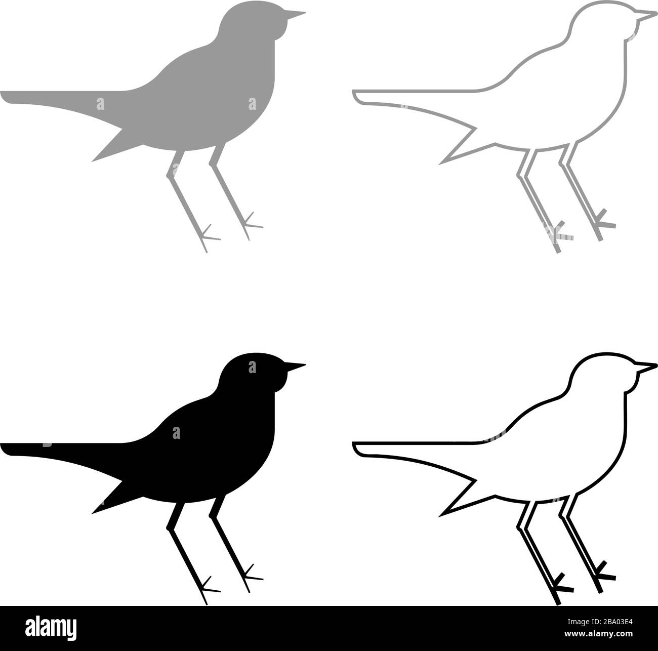 Simple Bird Silhouette