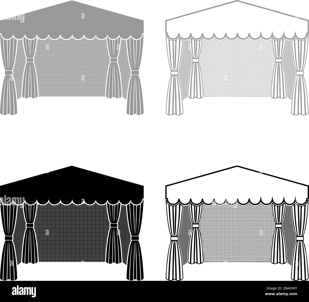 Pavilion facade Stock Vector Images - Alamy